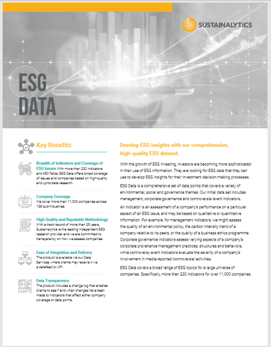 Brochure - ESG Data