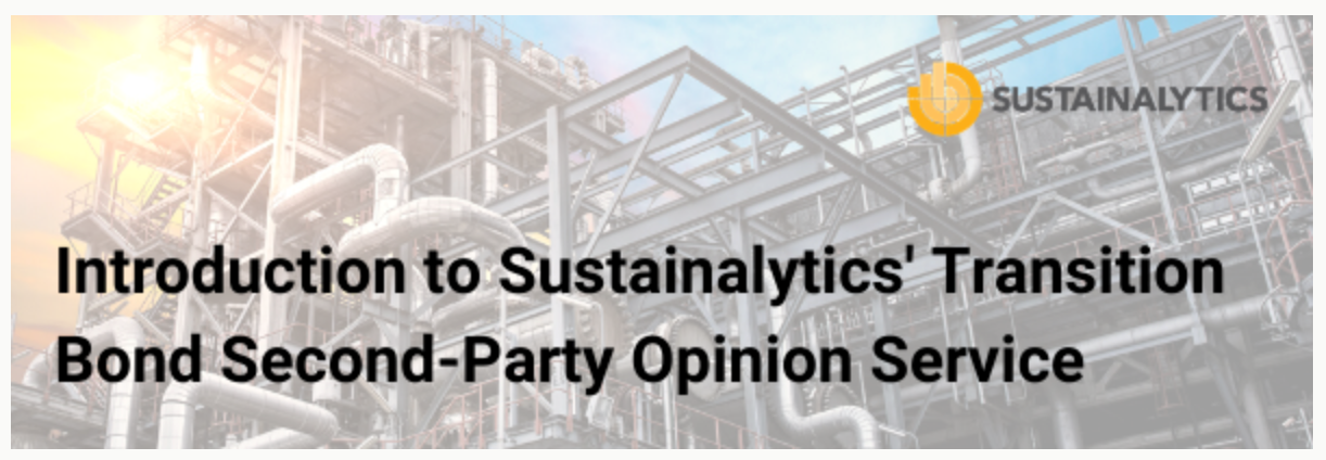 Sustainalytics' Transition Bond Second Party-Opinion Service