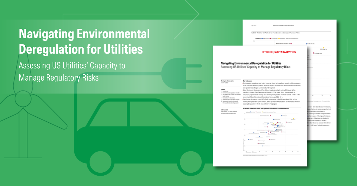 Navigating Environmental Deregulation for Utilities